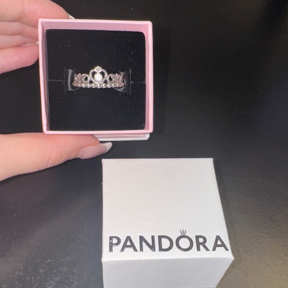 Pandora | Jewelry | Pandora Silver Old Style Princess Ring | Poshmark
